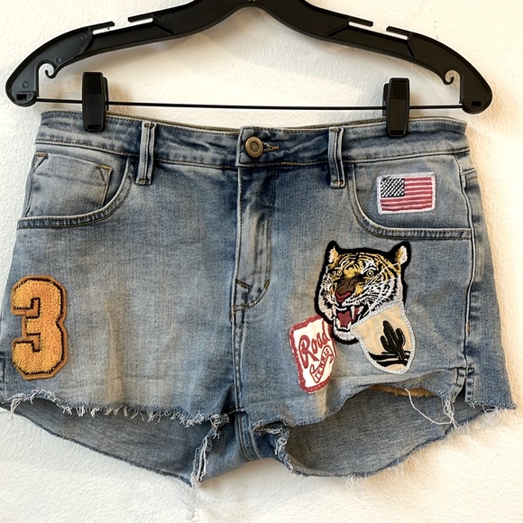 Tennis Denim Company | Shorts | Tennis Denim Company Jean Patchwork ...